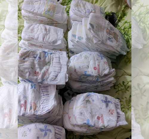 Подгузники Huggies elite soft 1 и Pampers