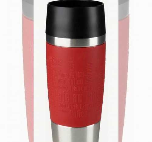 Термокружка Emsa Travel Mug 0,36 черный/ красный