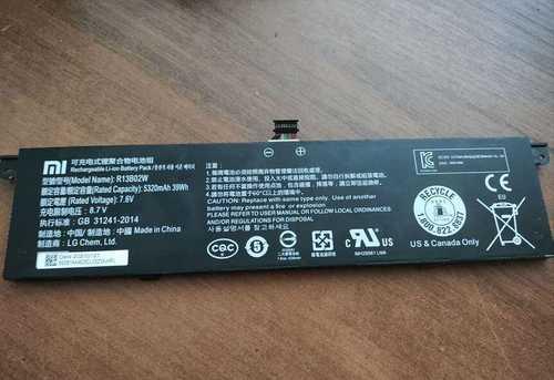 Аккумулятор Xiaomi Mi Notebook 13,3 R13B02W