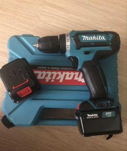 Аккум. Шуруповерт Makita 21v-2am. Новый DF