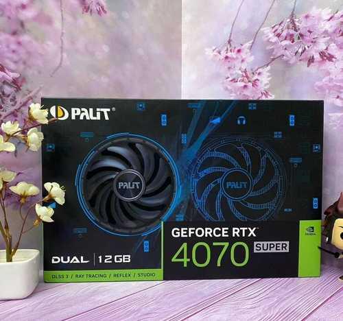 Palit GeForce RTX 4070 super 12 Gb Dual (Новая)