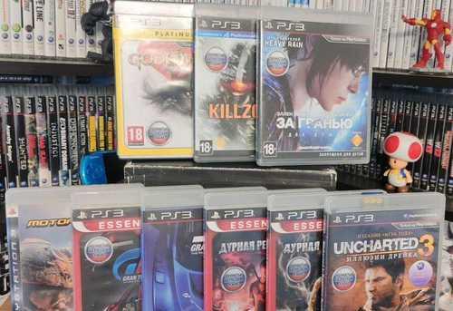 Диски PS3, эксклюзивы, Uncharted, GoW, Killzone