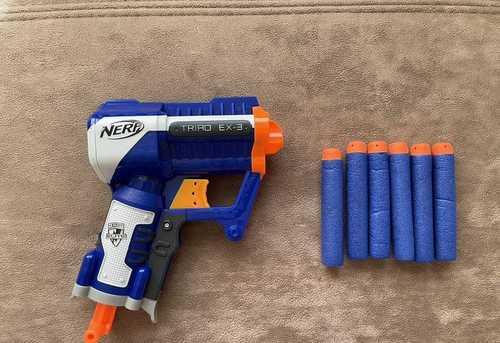 Бластер Nerf triad EX-3