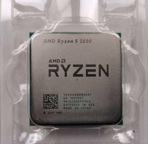 AMD Ryzen R5 2600 + куллер