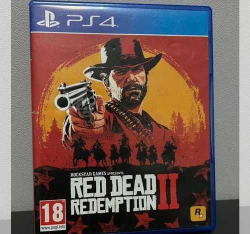 Диск Red dead redemption 2 ps4 ps5