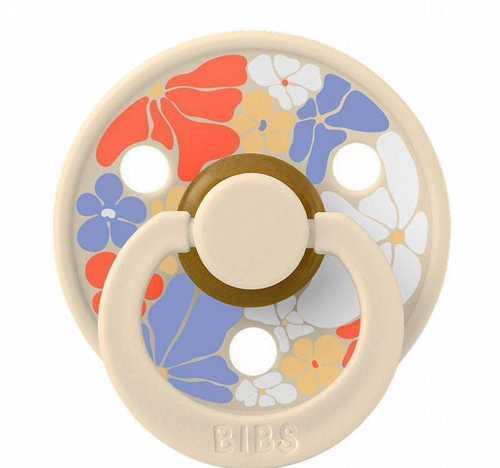 Пустышка латексная Bibs Studio Colour Flower Chil