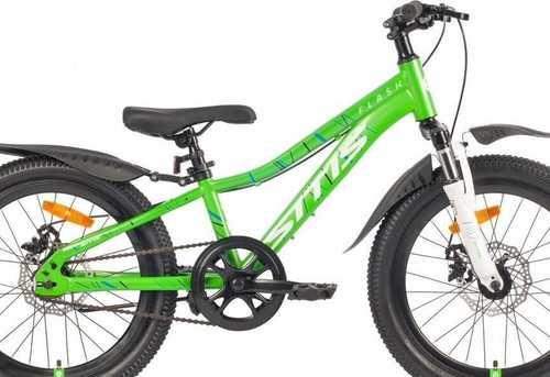 Велосипед sitis flash 20" (2023) Green-White Vol18