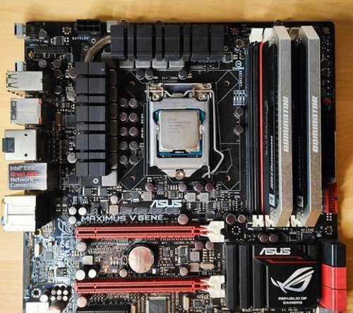 Комплект: i7 3770K, Asus Maximus Z87, 16Gb Corsair