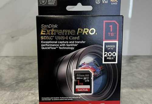 Карта памяти sdxc SanDisk 1TB Extreme Pro U3 4K V3