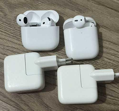 Apple airpods и блок питания