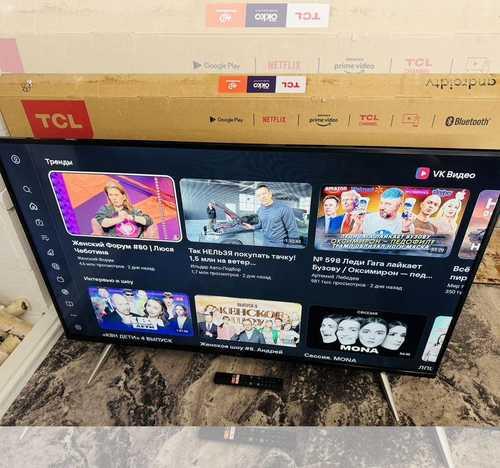 50" Телевизор TCL 50P617, 4K Ultra HD,Android