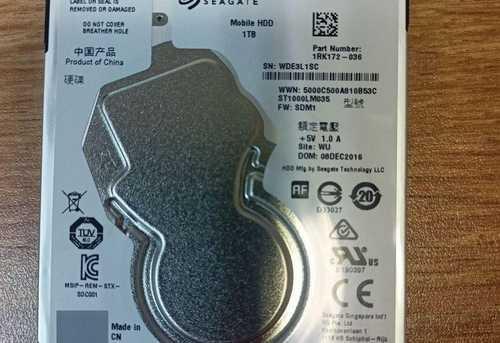 Жесткий диск для ноутбука Seagate 1000gb форм. 2.5