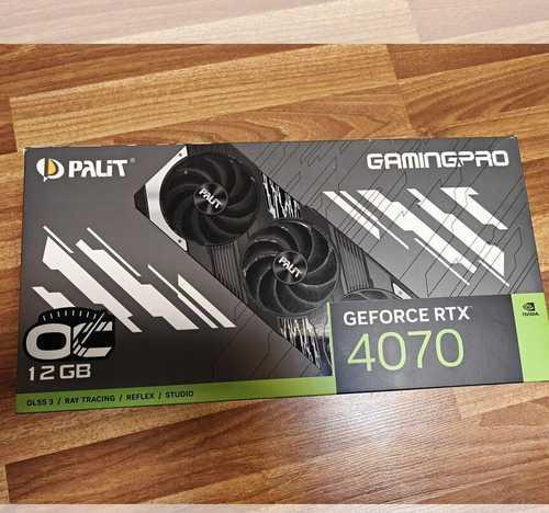 Видеокарта Palit GeForce RTX 4070 GamingPro OC