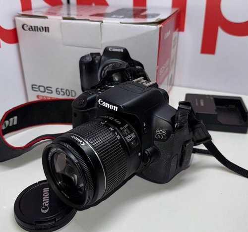 Фотоаппарат canon 650d kit (11000 пробег)