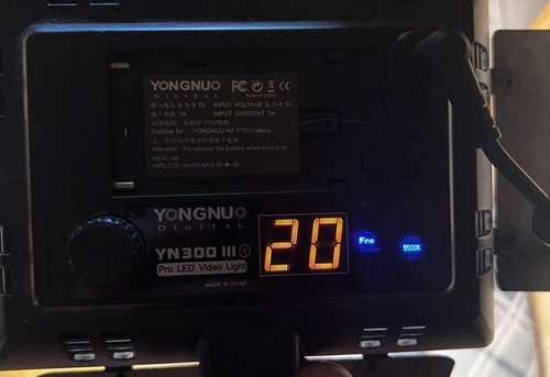 Видеосвет yongnuo 300 III