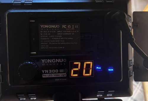 Видеосвет yongnuo 300 III