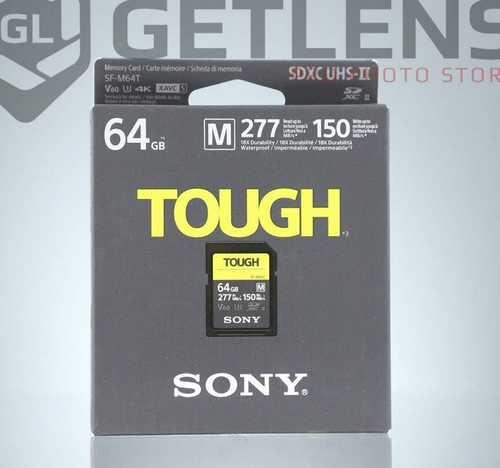 Карта памяти Sony sdxc 64GB 277R/150W Tough