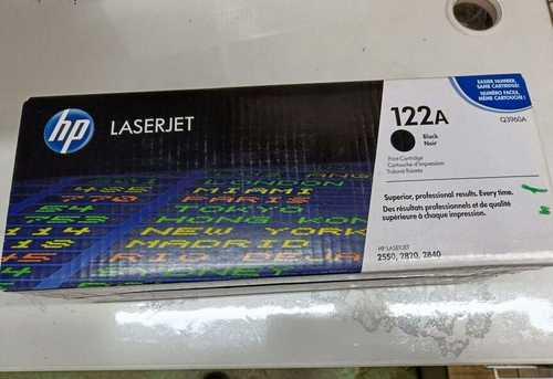 Картридж лазерный HP 122A (Q3960A) черный, с чипом