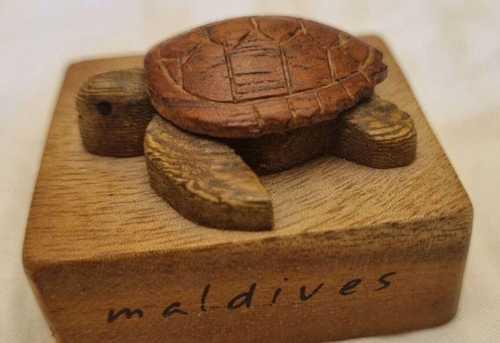 Точилка для карандашей сувенир Мальдивы hand made