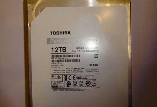 Жесткий диск Toshiba hdwr21C на запчасти