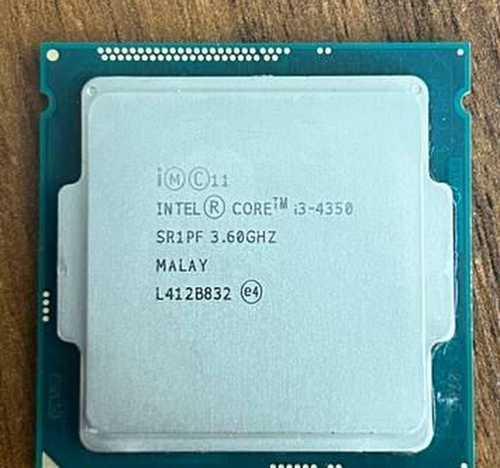 Процессор intel i3 4350