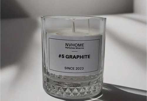 Ароматическая свеча nvhome Crystal #5 Graphite