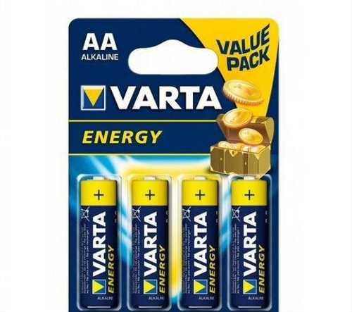 Батарейка щелочная Varta LR6 (AA) Energy 1.5V (4шт