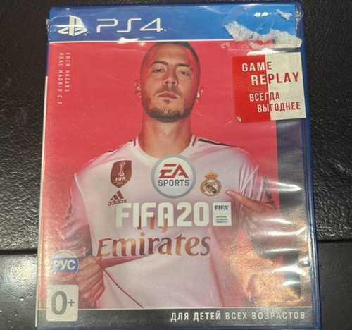 Диск на ps4 игра FIFA 20 0 