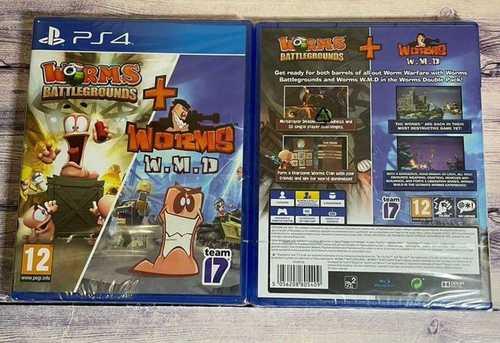 Worms battlegrounds + worms w.m.d. Ps4