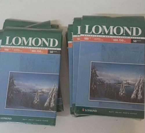 Фотобумага lomond A6 10x15 матовая 180г/m2 50 л