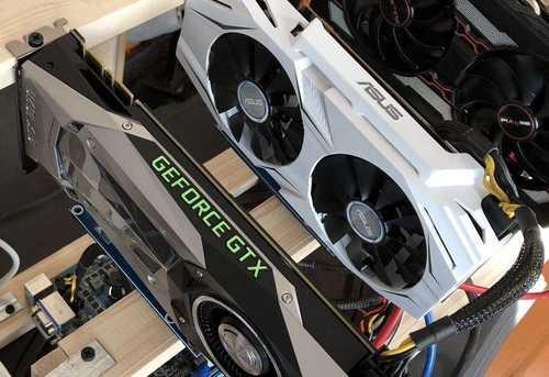 Видеокарты HP и asus GeForce GTX 1070 (8гб)
