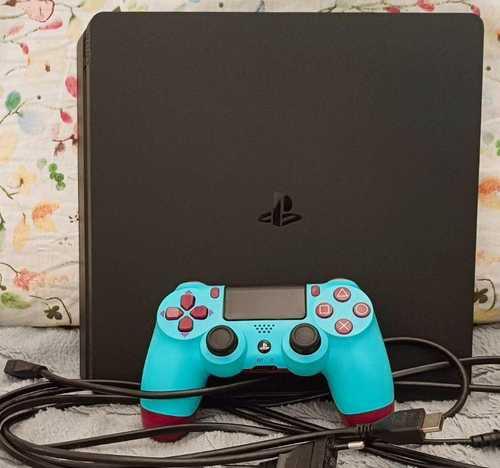 Sony playstation 4 slim 1tb 2 геймпада