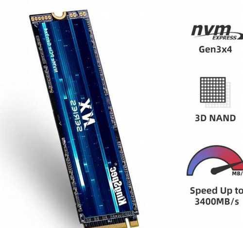 Накопитель KingSpec M2 nvme 1Тб ssd