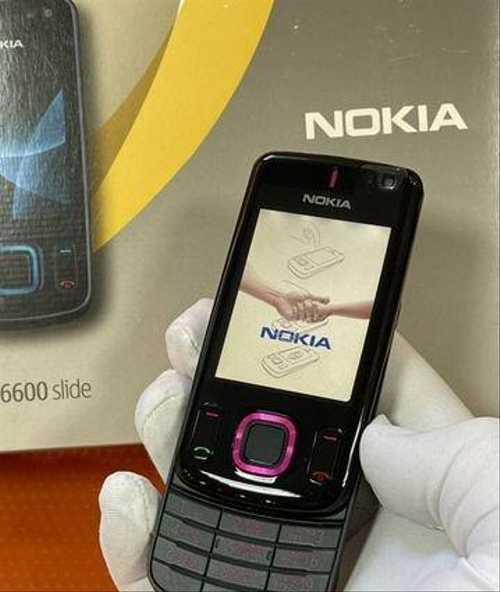 Nokia 6600 Slide Black-Magenta. Новый