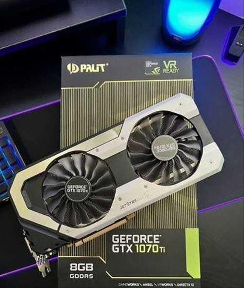 Видеокарта Palit GeForce GTX 1070ti JetStream