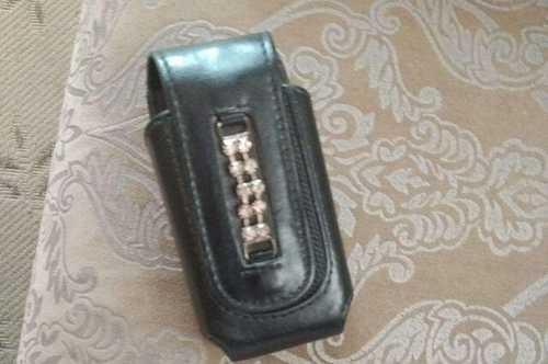 Чехол кожаный для старого телефона - раскладушки