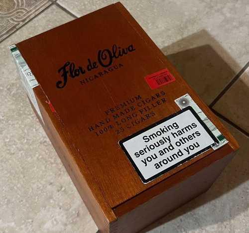 Коробка от сигар Flor De Oliva Nicaragua