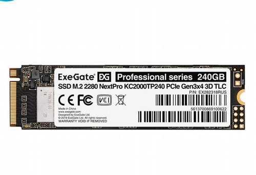 Накопитель SSD M.2 240GB ExeGate EX282318RUS