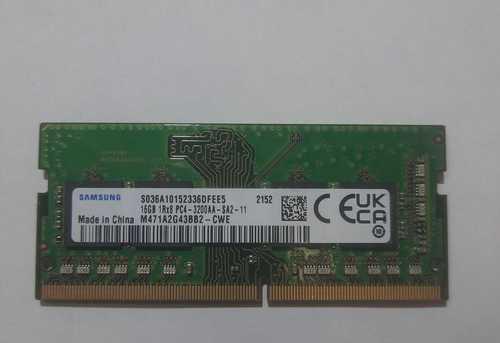 RAM sodimm Samsung ddr4 16gb 3200