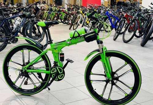 Велосипед Green 26R на литых дисках 2023г (зеленый