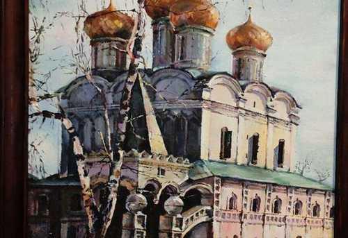 Картина холст масло художник Бичурин Андрей 1996
