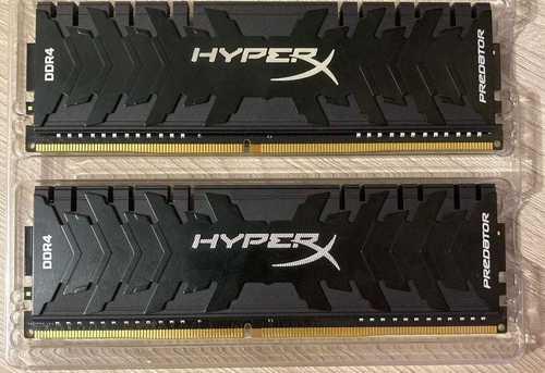 2x8Gb DDR4 3000MHz Kingston HyperX Predator