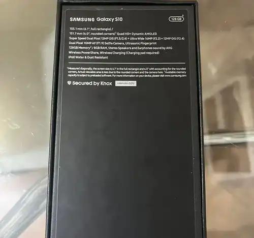 Samsung Galaxy S10, 8/128 ГБ