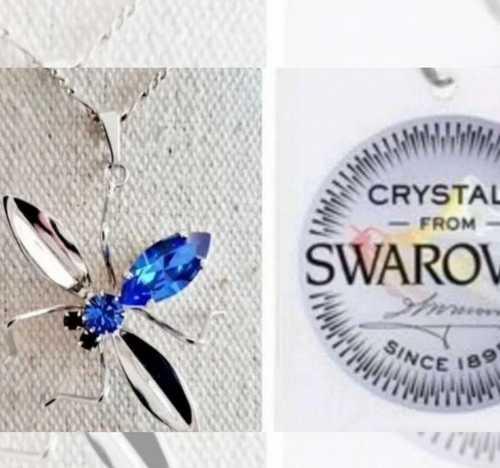 Украшение Swarovski " Cтрекоза"