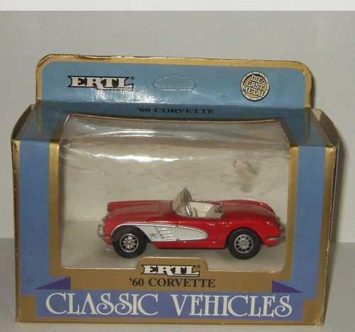 Шевроле Chevrolet Corvette 1960 USA Ertl 1:43