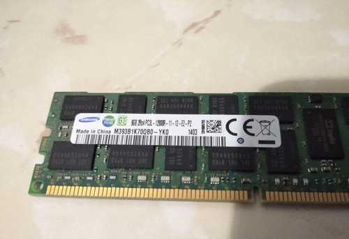 Память сервер 8gb ddr3 Samsung PC3L-12800R ECC-REG