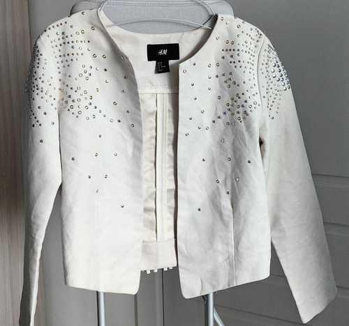 Замшевый жакет H&M бохо, 38
