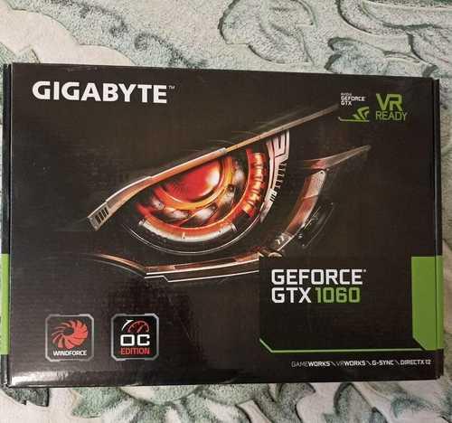 Видеокарта gtx 1060 6gb gigabyte