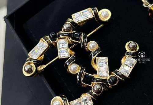 Золотая Брошь Chanel