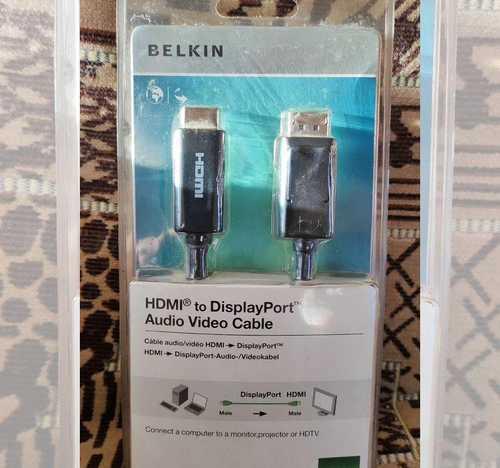 Кабель displayport hdmi 1.8 м